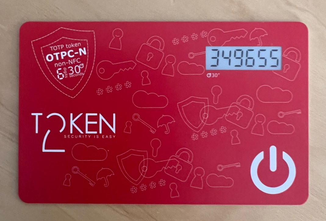 Token2 Strong Authentication With Hardware Tokens OATH-TOTP, 02/25/2024